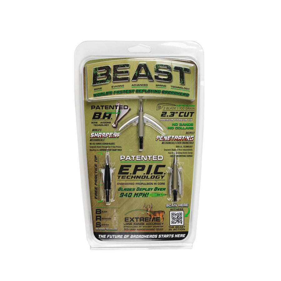 World's Sharpest Mechanical Broadhead | Beast Broadheads