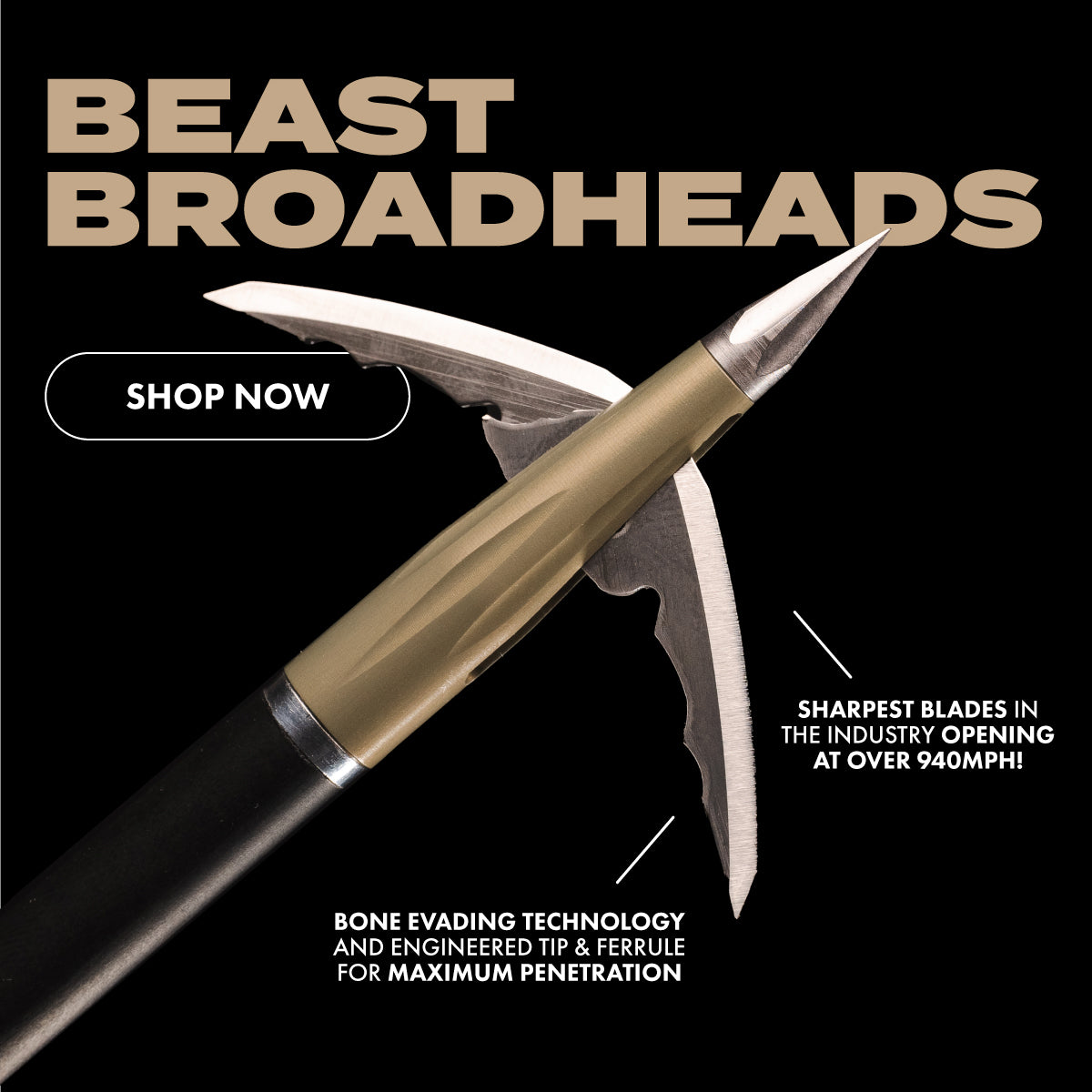 World's Sharpest Mechanical Broadhead | Beast Broadheads
